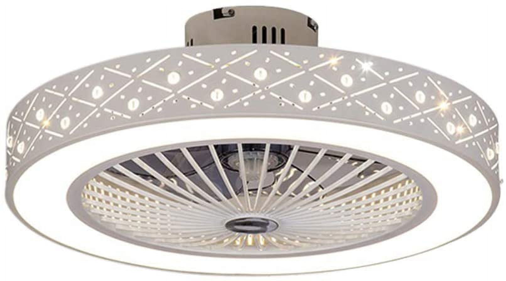 MONIPA 22 inch 32W Modern Acrylic Ceiling Fan Light Fan LED Lamp ...