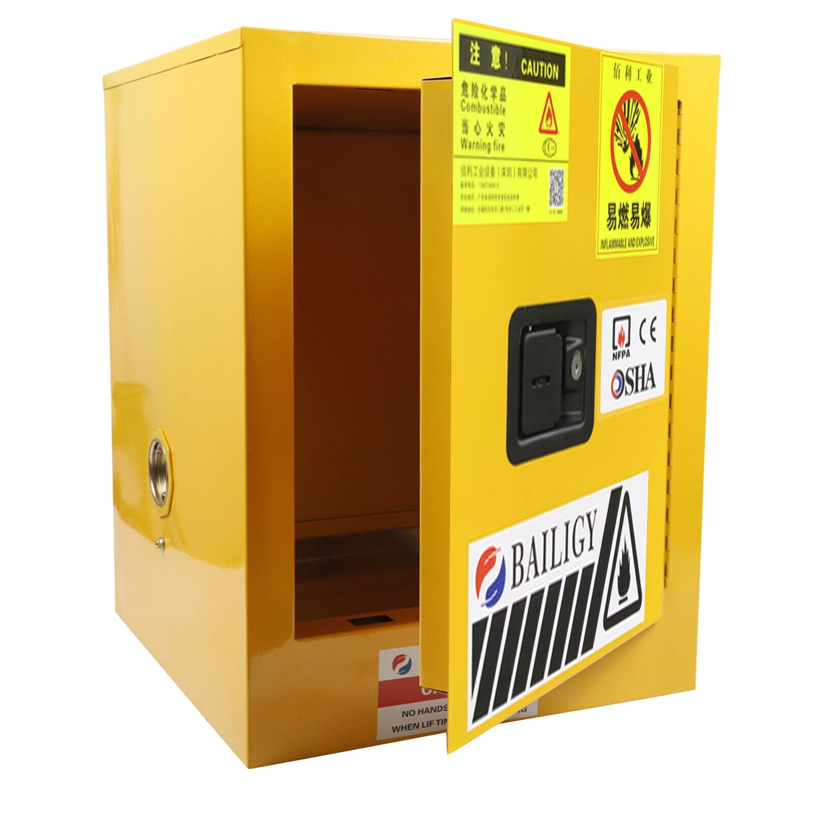 MONIPA 4 Gallon Safety Storage Steel Cabinet, Flammable Cabinet ...