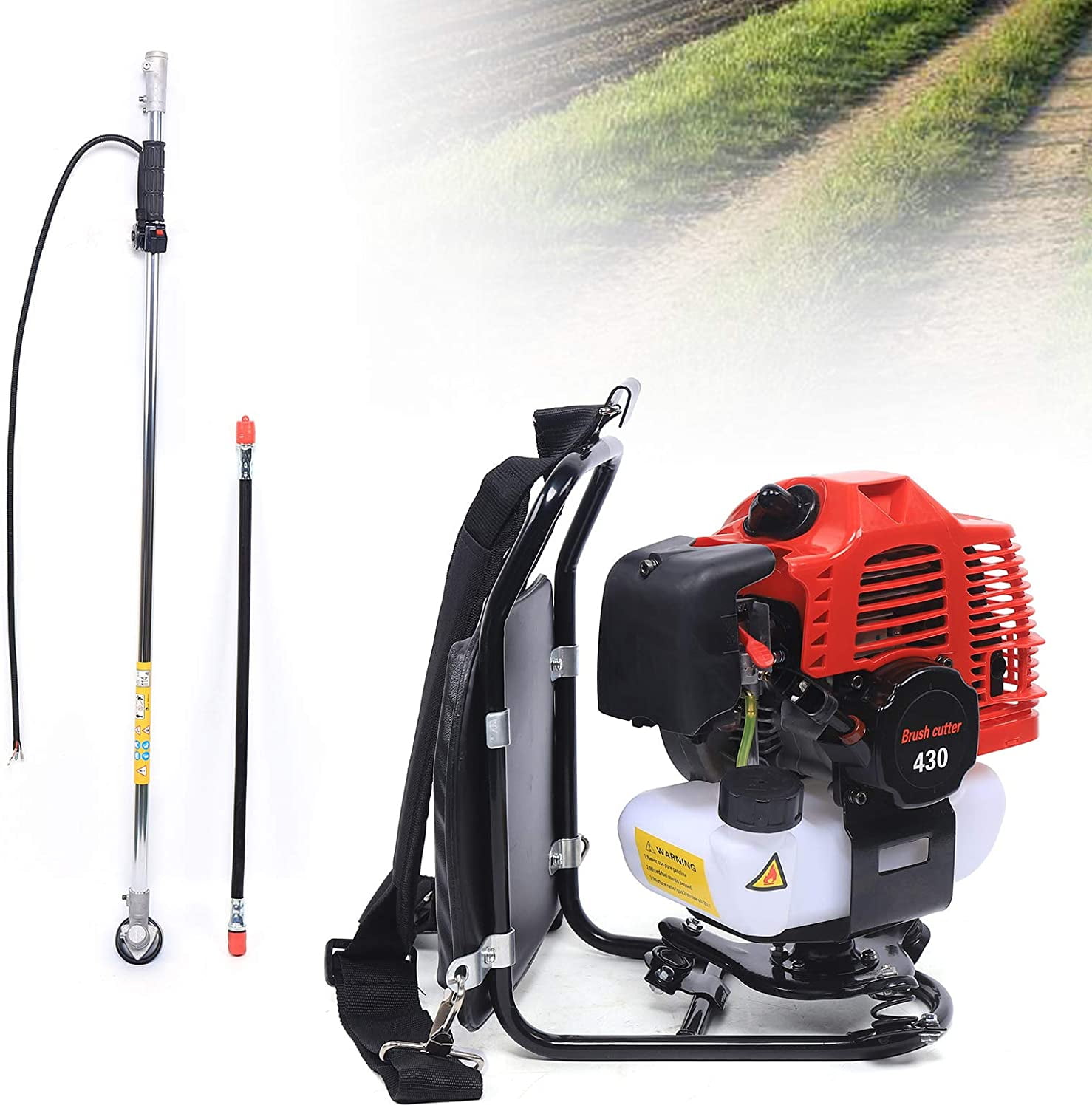 MONIPA 4500-8500rpm 2 Stroke Gasoline Engine Backpack Grass Trimmer 1 ...