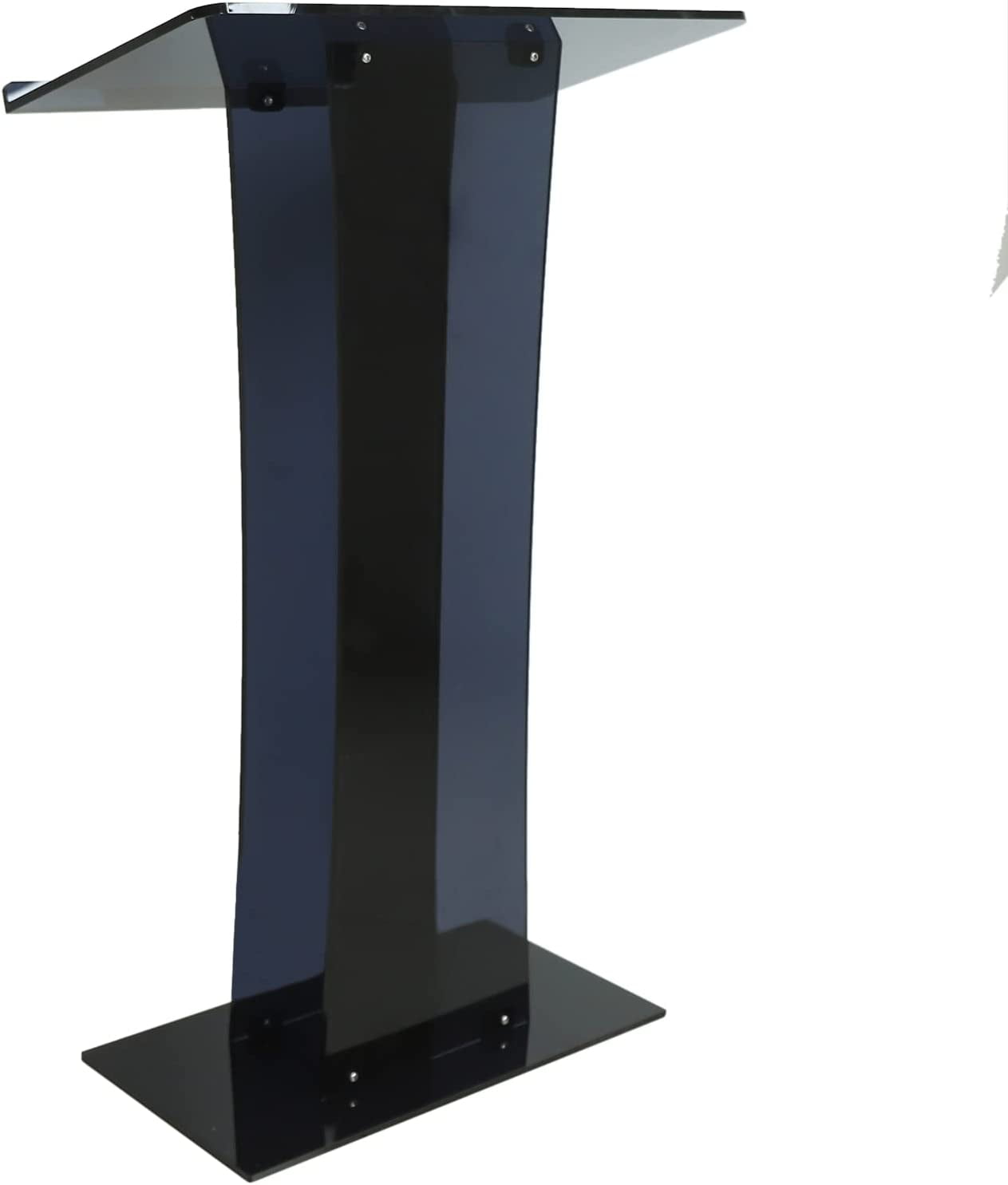 MONIPA Portable Acrylic Podium, Clear Lectern for Church, Classroom ...