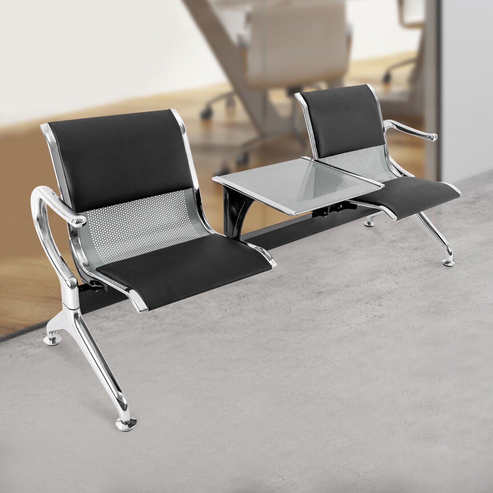 MONIPA Airport Chair 2 Seats Table Waiting Room Bench Office Chair ...