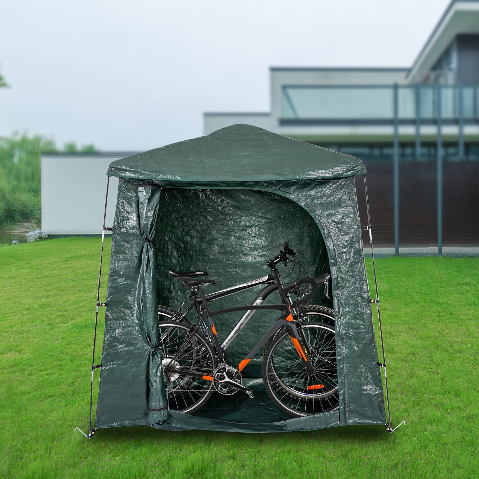 Free Shipping! MONIPA Bicycle Storage Shed Tent Waterproof Outdoor Bike ...