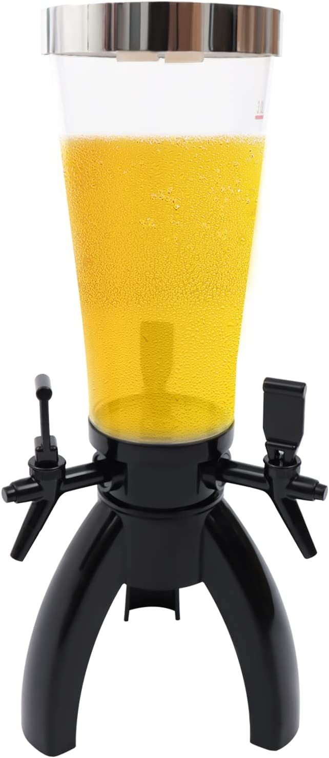 MONIPA Black Liquor Dispenser 3L Beer Tower Dispenser, Beer Tower Drink ...