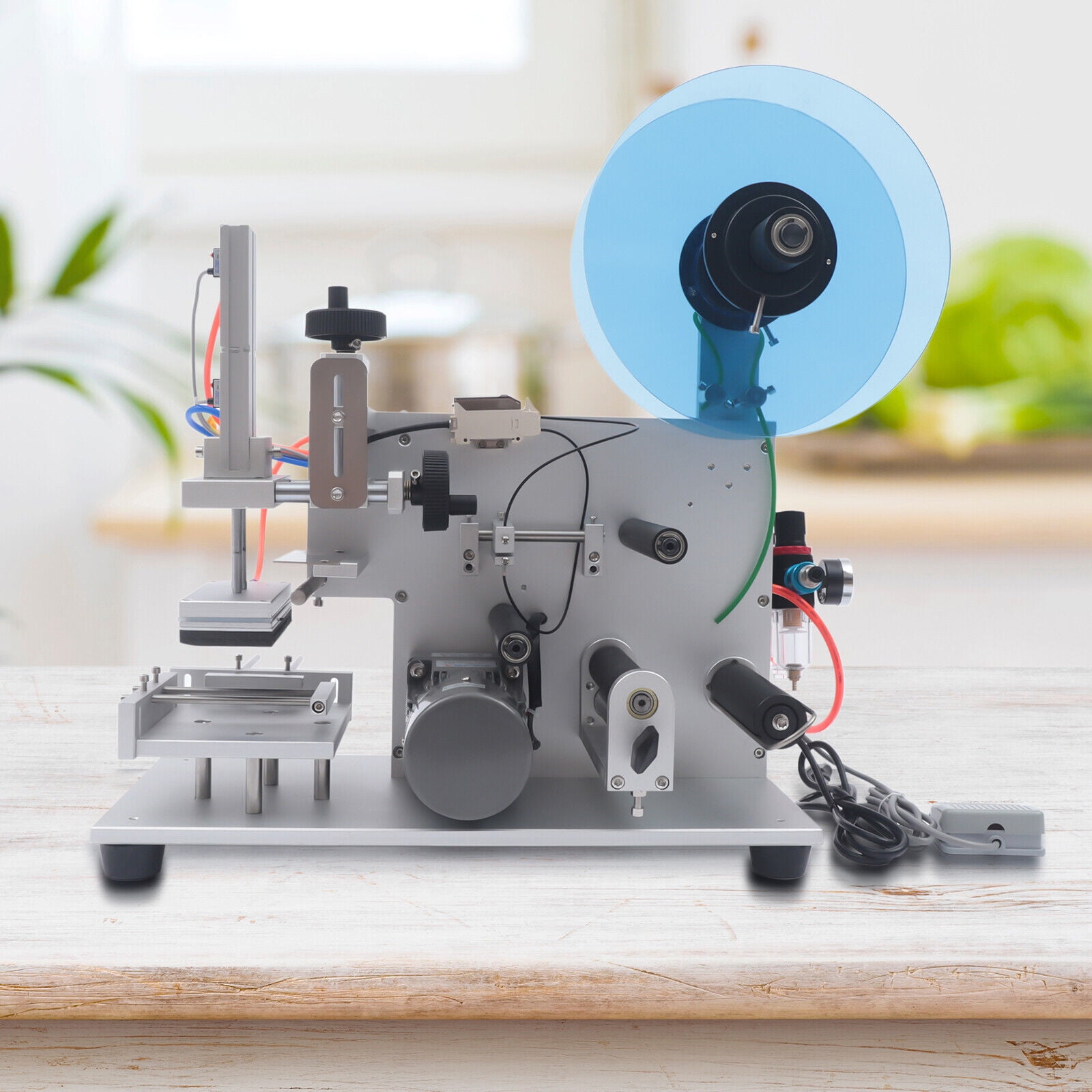 MONIPA Commercial Semi-automatic Square Bottle Labeling Machine 110V ...