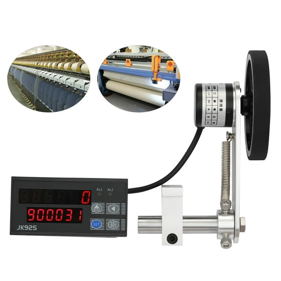 MONIPA Digital Lenght Meter Counter Rotary Single Wheel Roll Electronic ...