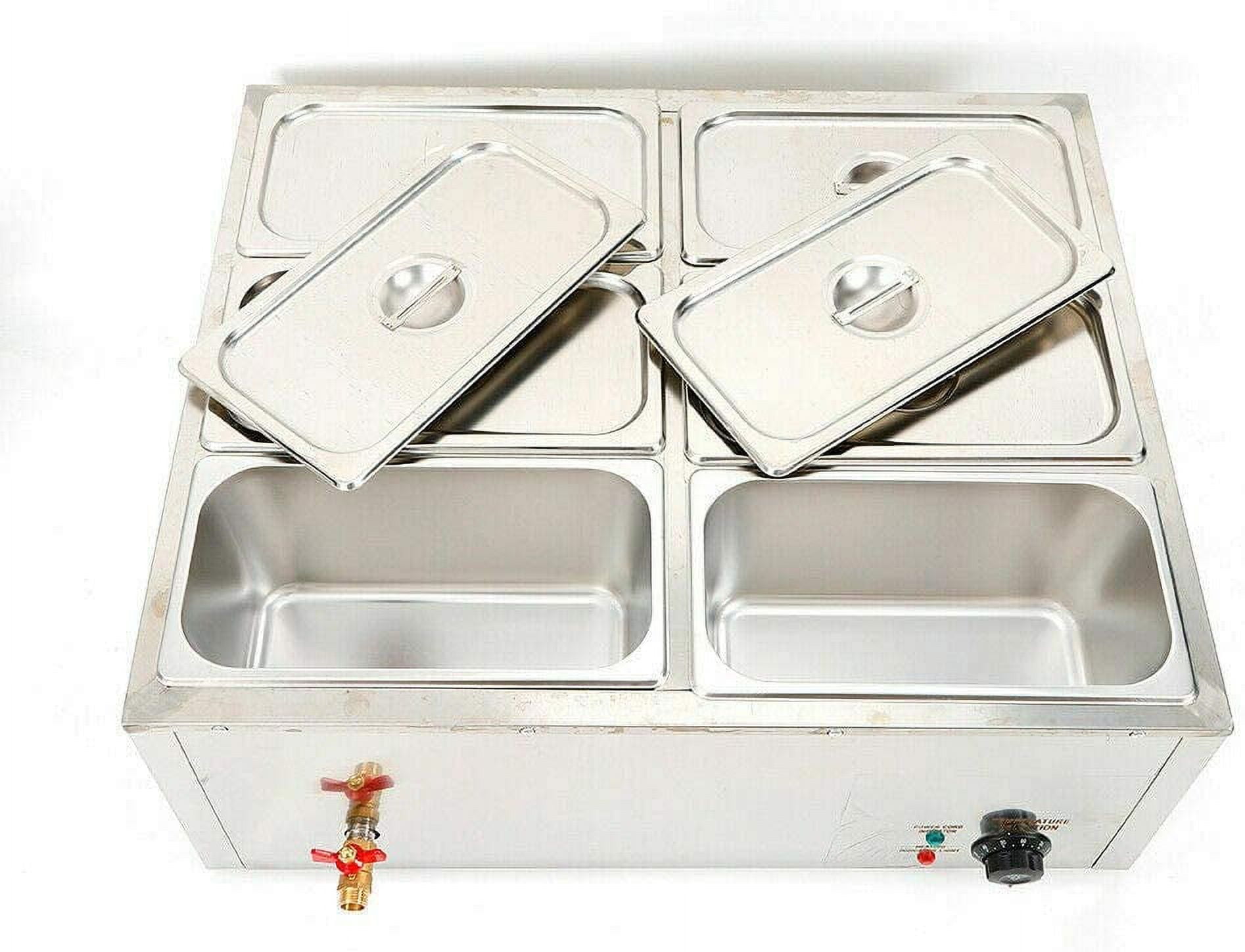 MONIPA Food Warmer Heat Preservation Soup Pool Portable Steam Table Top ...