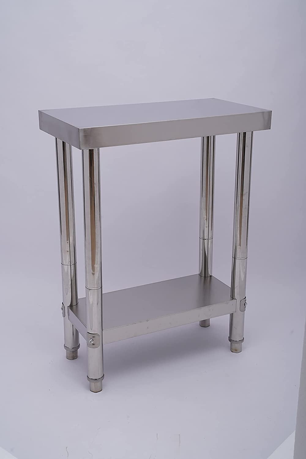 MONIPA Heavy Duty Food Prep Worktable with Backsplash and Undershelf ...