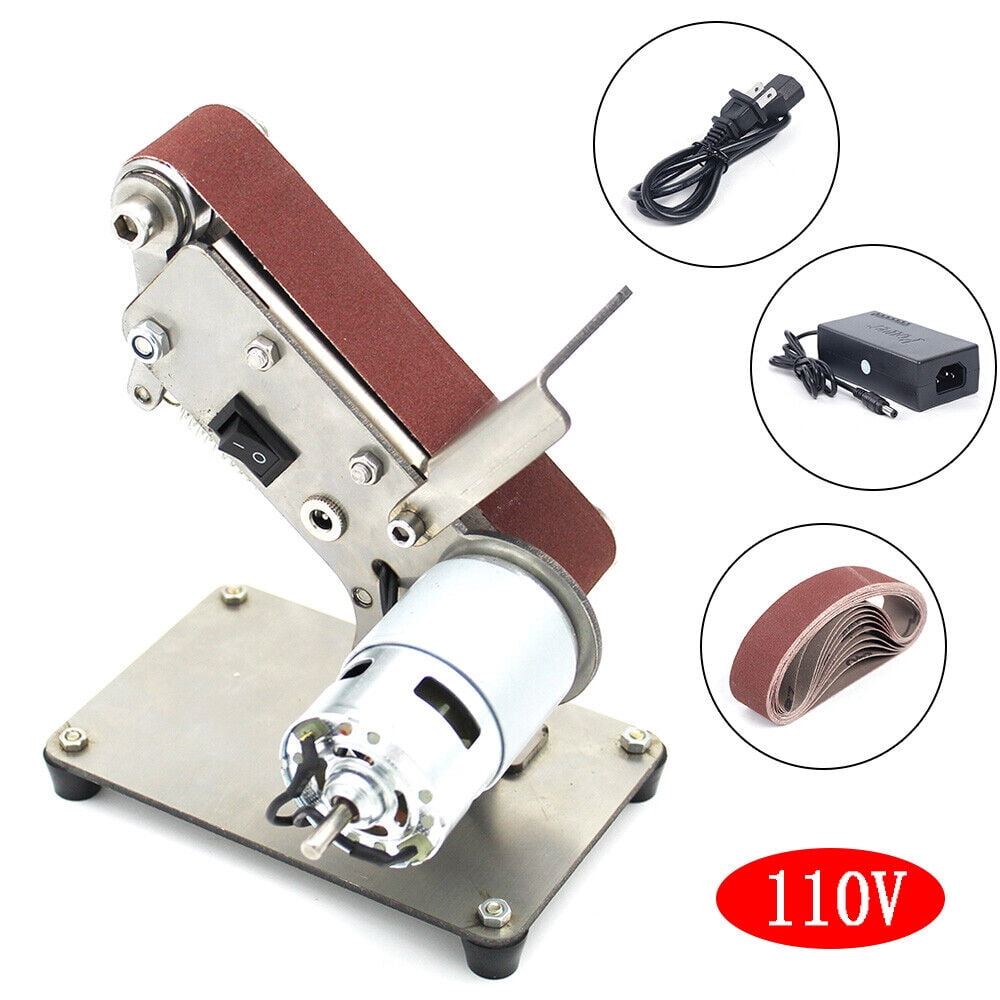 MONIPA Mini Electric Belt Sander Polishing Machine Grinder Sanding Belt ...