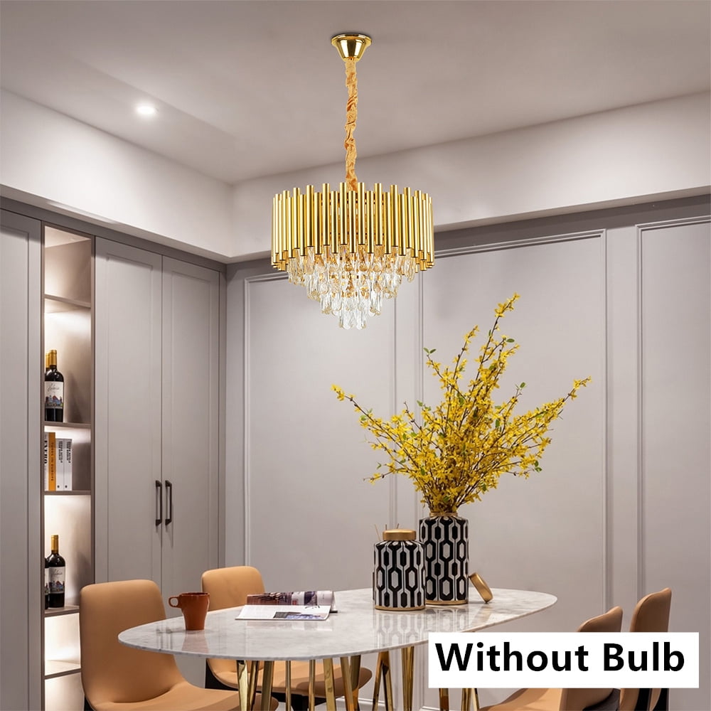 MONIPA Modern Gold Electric Crystal Pendant Chandelier - Walmart.com