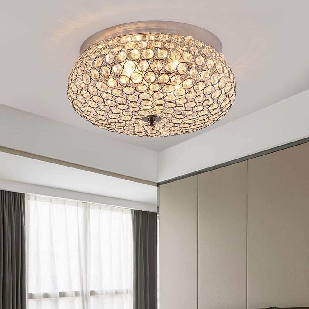 MONIPA Modern Minimalist Crystal Round Ceiling Lamp Embedded ...