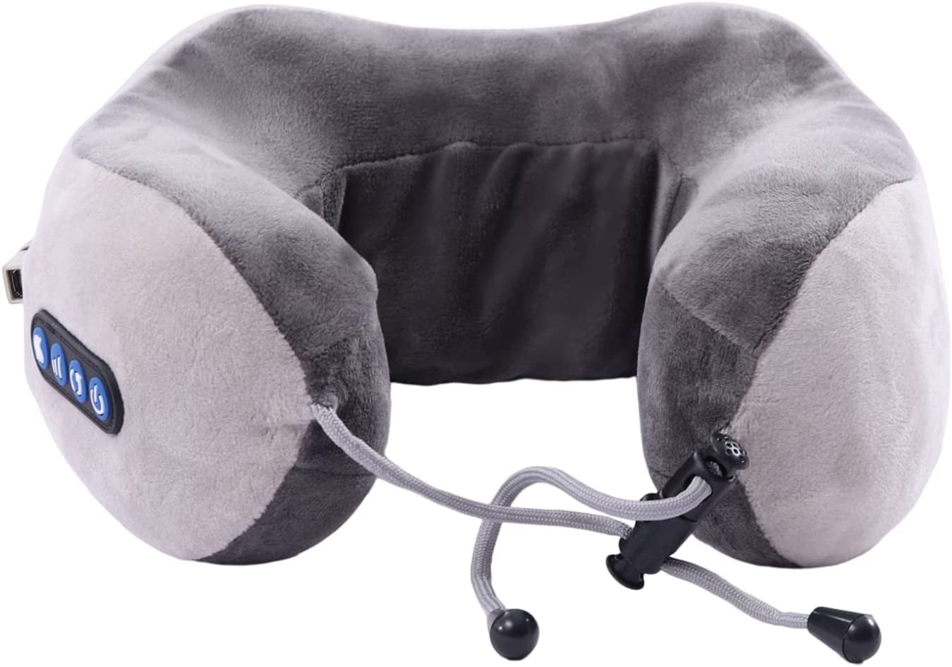 MONIPA U-Shape Vibrating Neck Pillow with 12 Massage Heads Massage ...