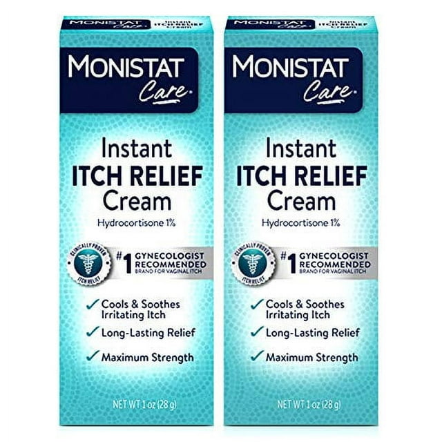 MONISTAT Care, Maximum Strength Instant Itch Relief Cream, 1 oz - 2 ...