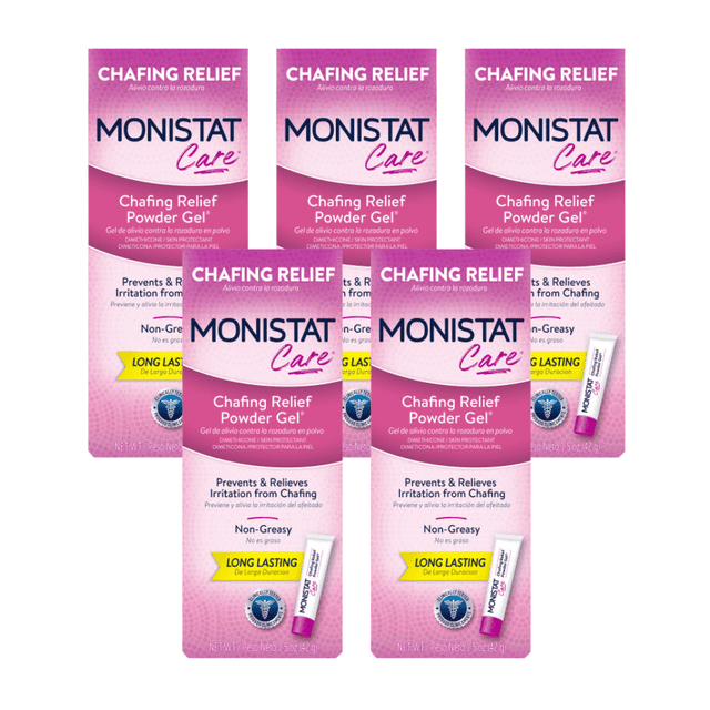 MONISTAT Chafing Relief Powder Gel, 1.5 OZ (Pack - 5) - Walmart.com