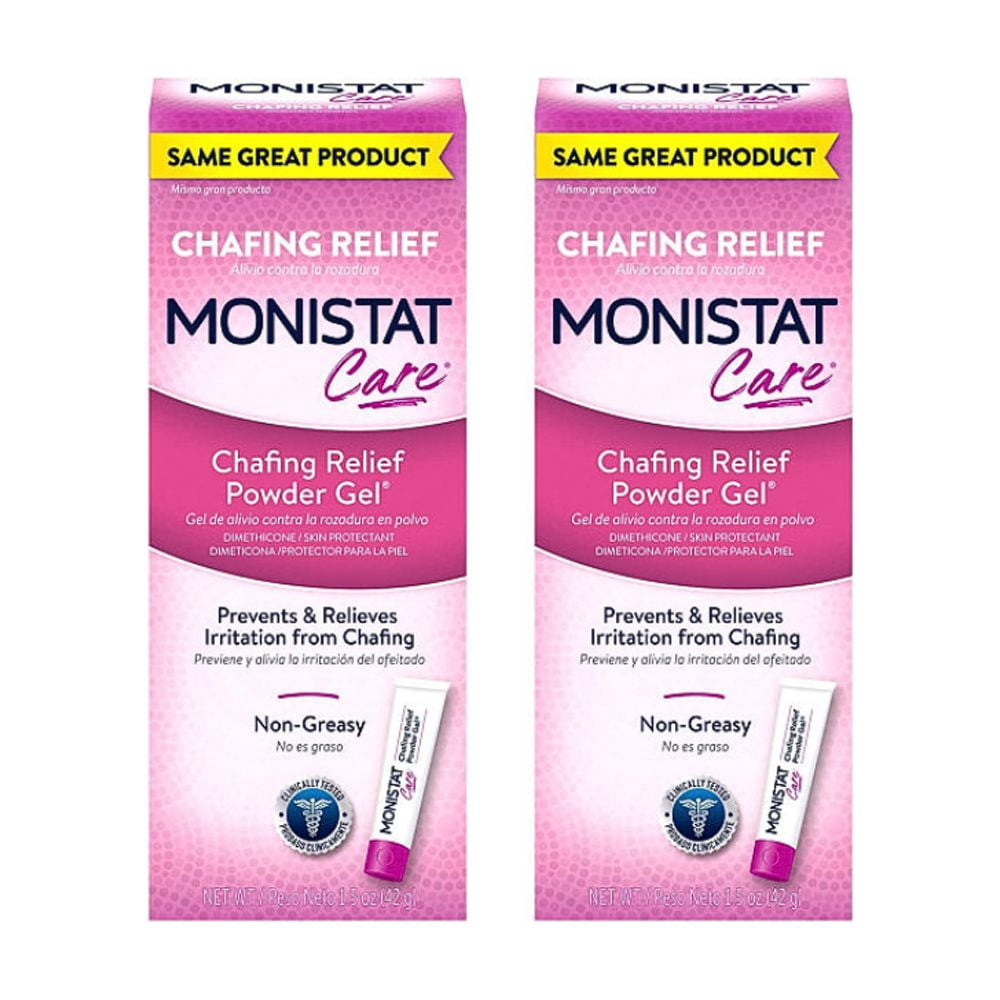 MONISTAT Chafing Relief Powder Gel, 1.5 oz (Pack - 2) - Walmart.com