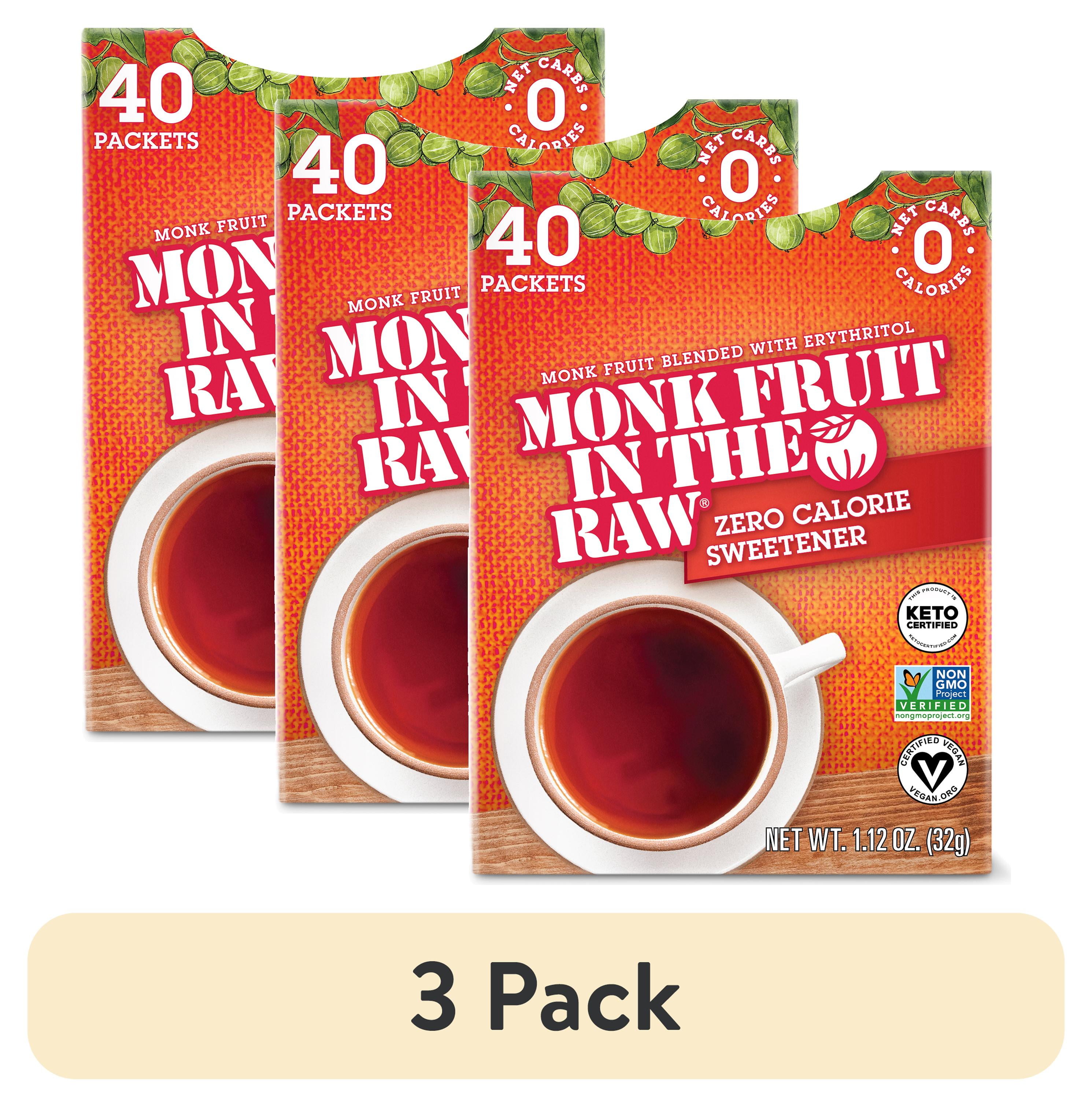 (3 pack) MONK FRUIT IN THE RAW, Natural Monk Fruit Sweetener w ...