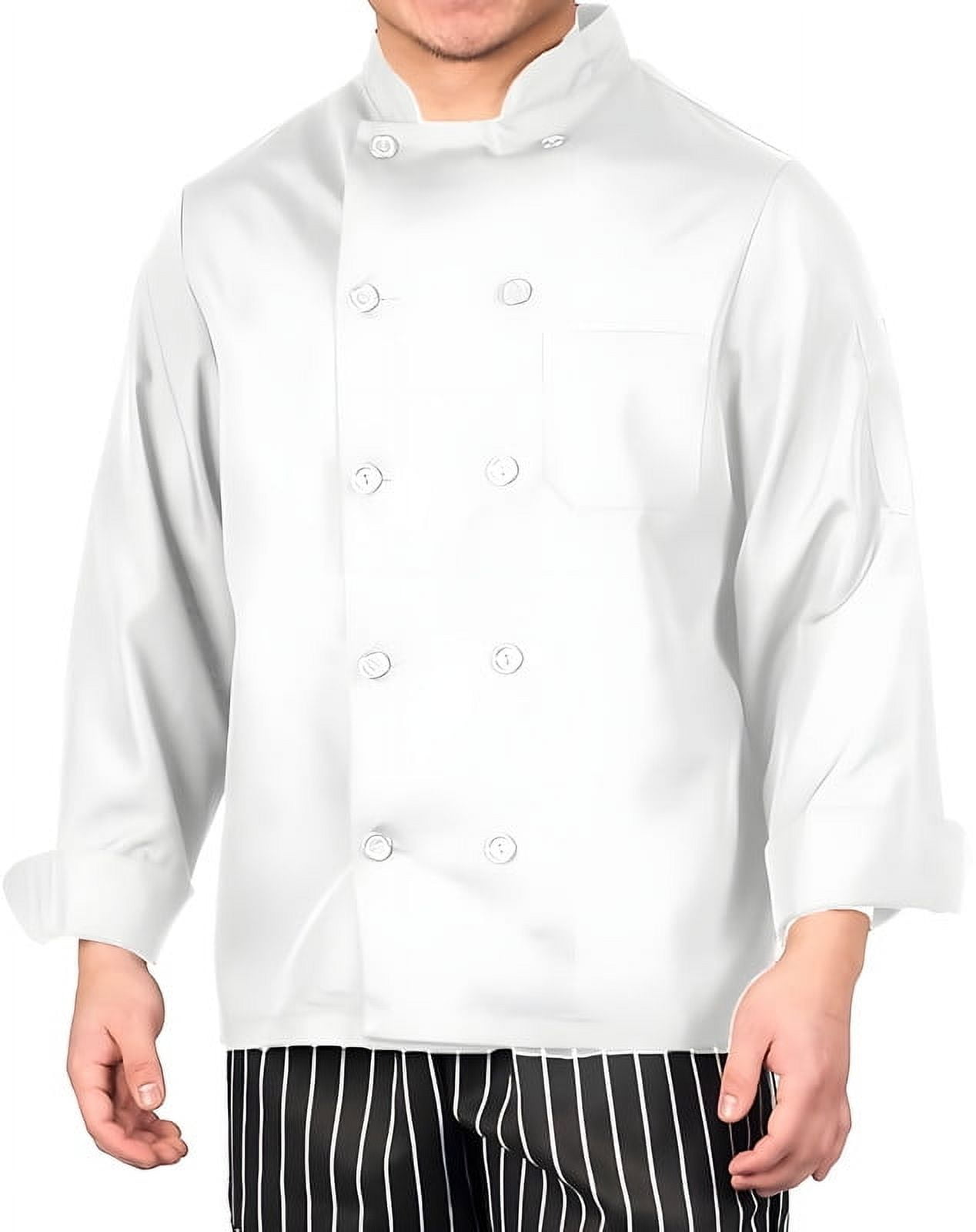 MONK ITALY Men's Multi-Color 3/4 Sleeve Chef Coat, Culinary Uniform for ...