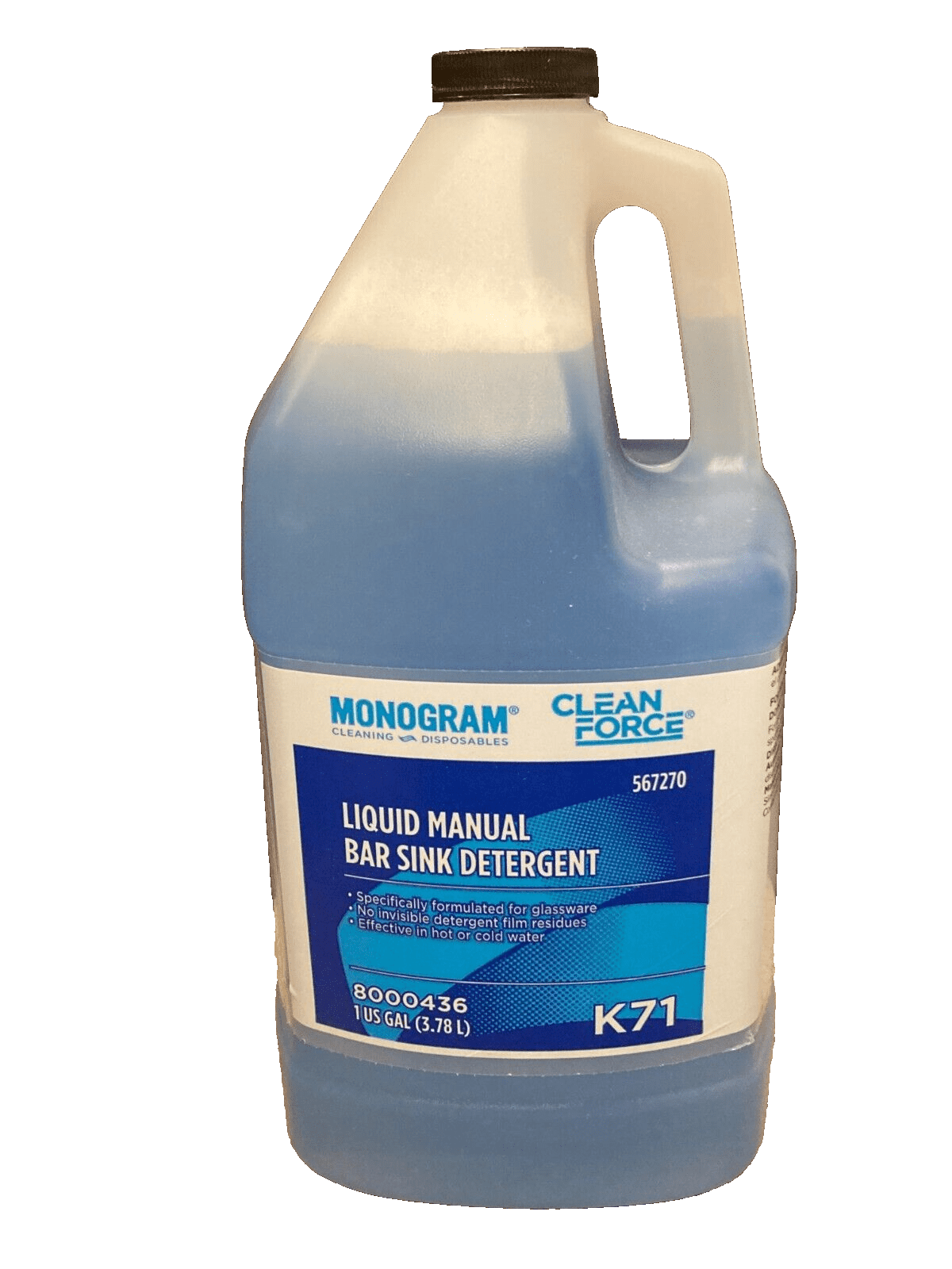 MONOGRAM Clean force Liquid Manual Bar Sink Detergent 1 US GAL K71 For ...