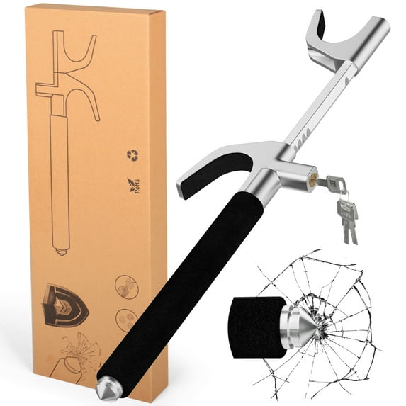 MONOJOY Steering Wheel Lock Universal Security Car Lock with Escape ...