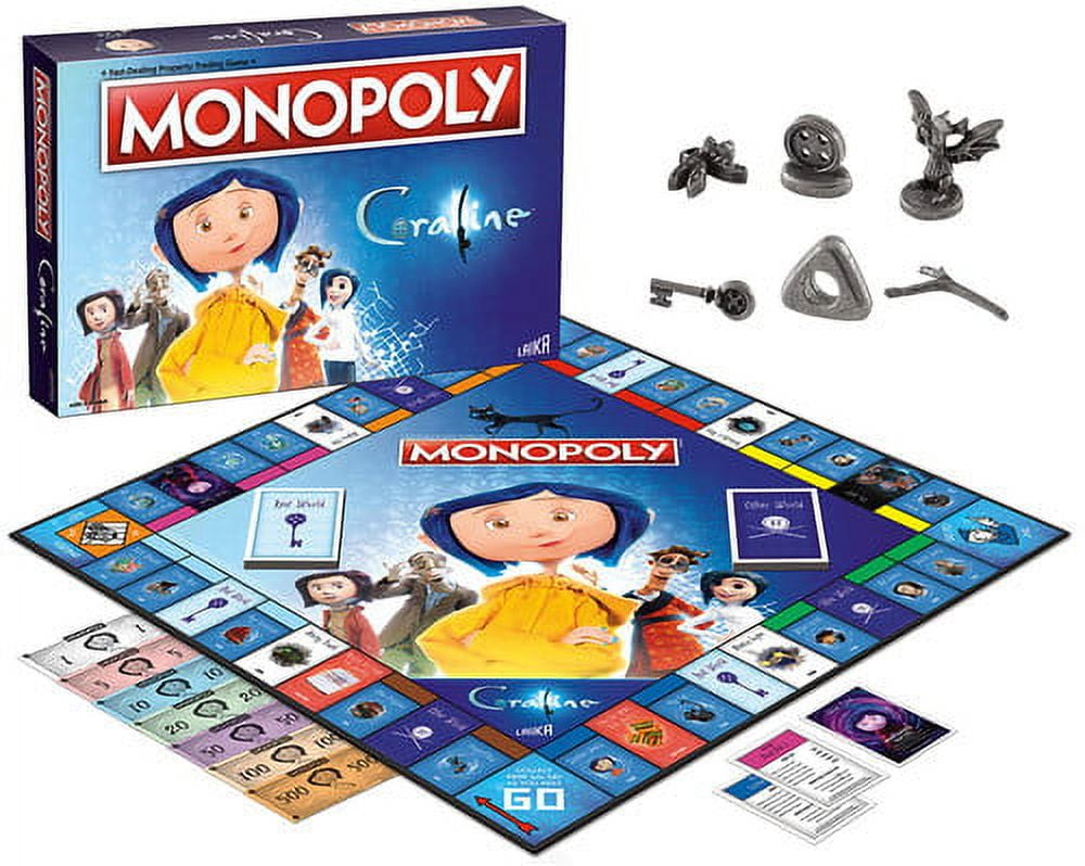 USAopoly MONOPOLY: Coraline Board Game Unisex 105 " - Walmart.com