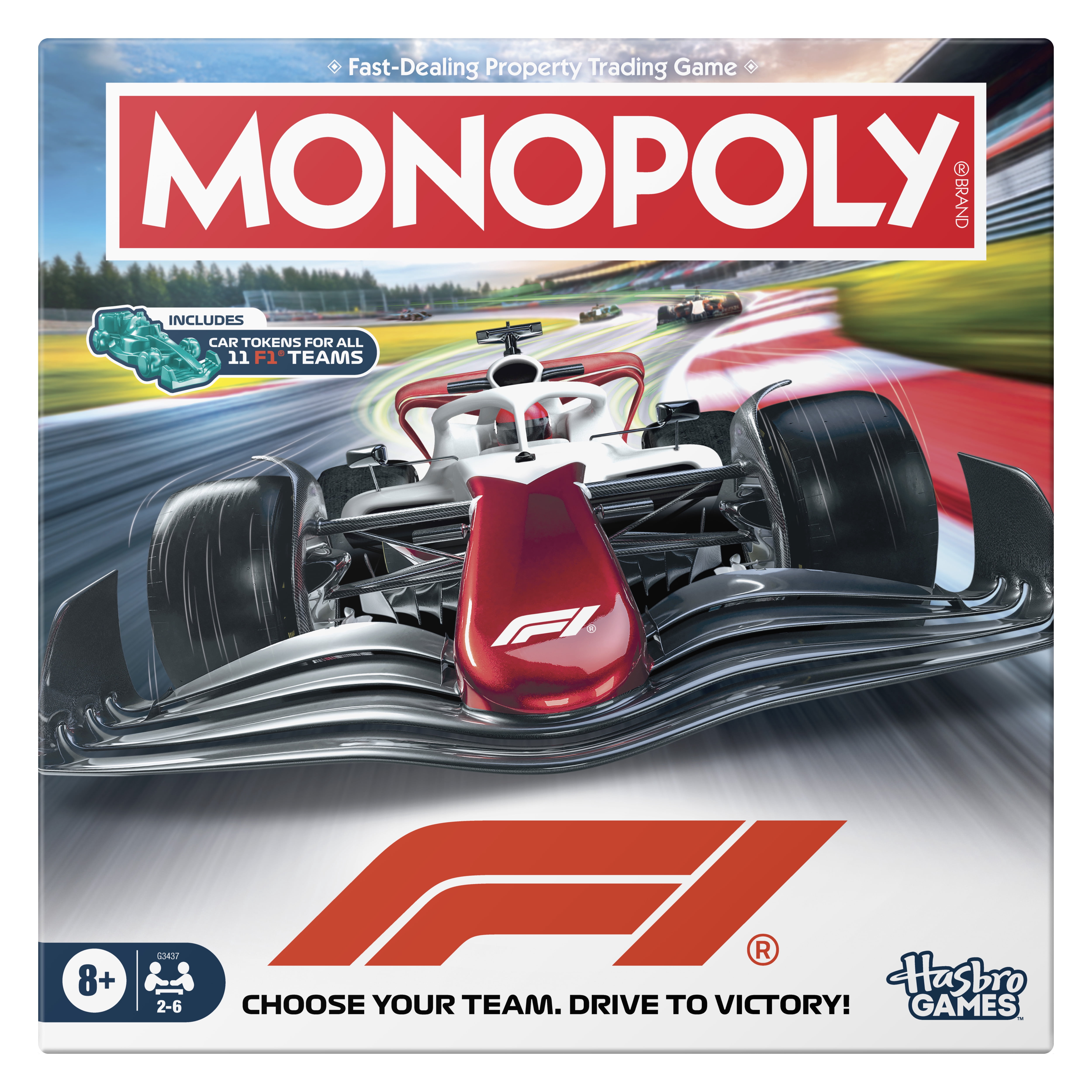 Monopoly F1 Edition Board Game, Officially Licensed FORMULA 1 Games for ...