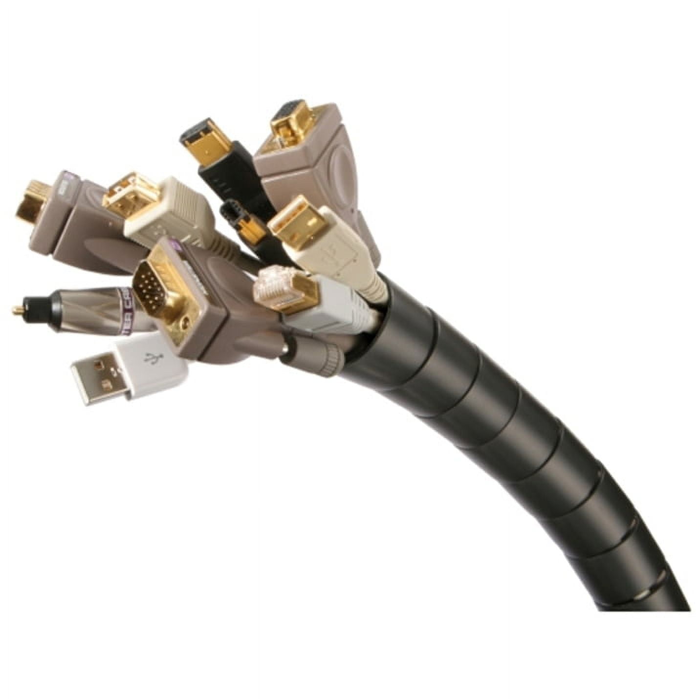 MONSTER CABLE CIT MBK-8 Medium CABLE•IT Wraps (8 ft; Black) - Walmart.com