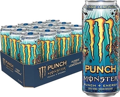 MONSTER Energy Punch Aussie Style Lemonade 473 ml | 12/Case - Walmart.com