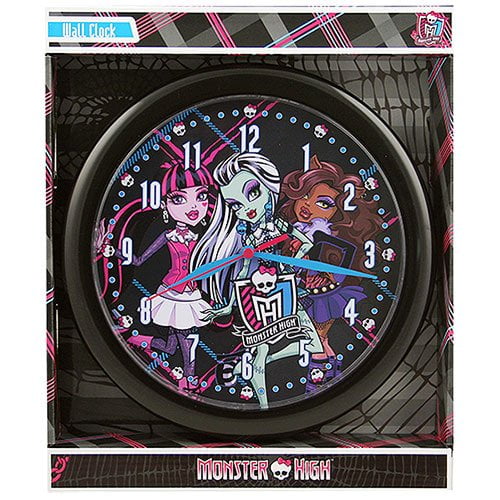 MONSTER HIGH DISNEY 10" WALL CLOCK: Quartz Accuracy, Easy Wall Mounting ...