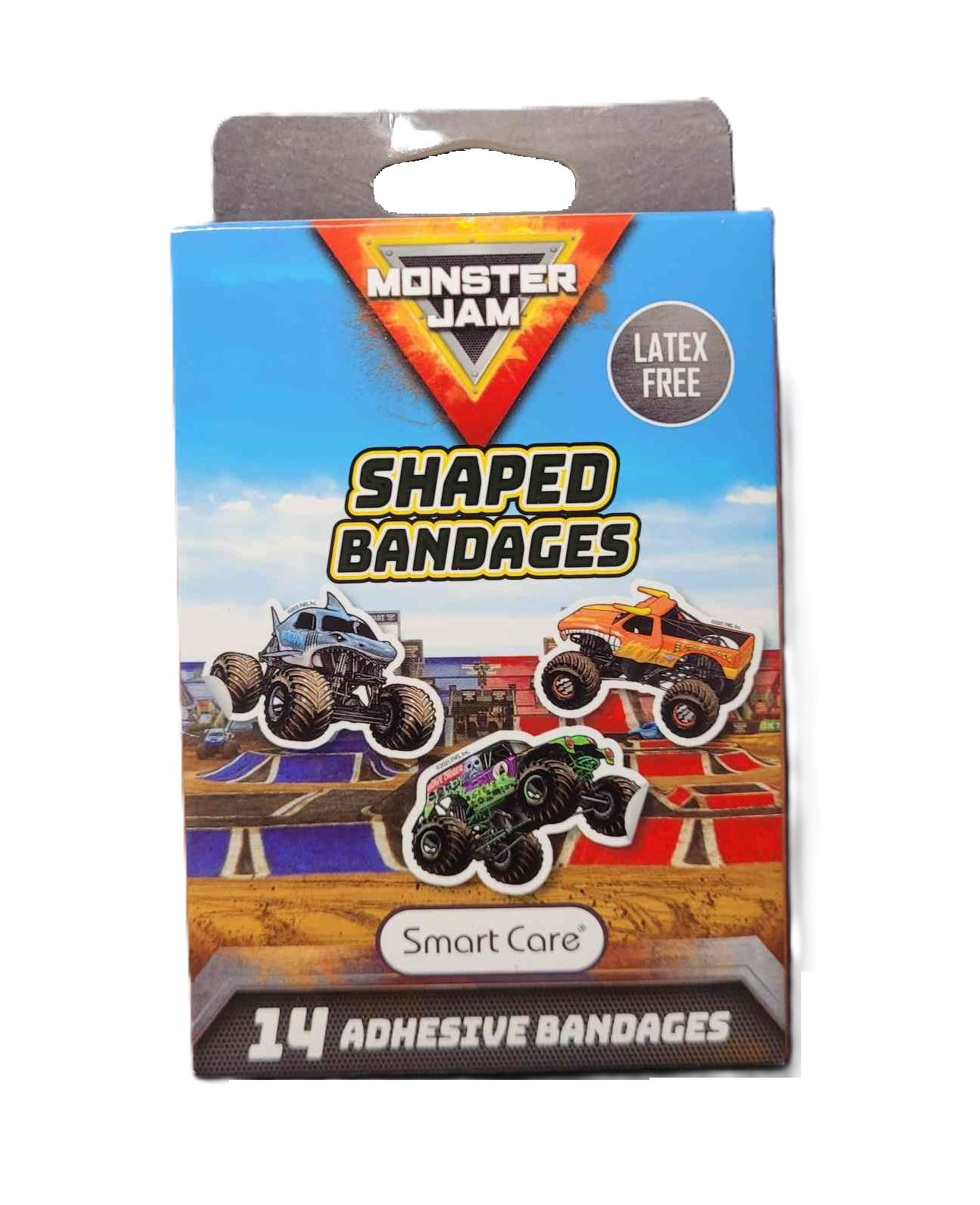 MONSTER JAM Shaped Bandages 14 Adhesive Bandages - Walmart.com