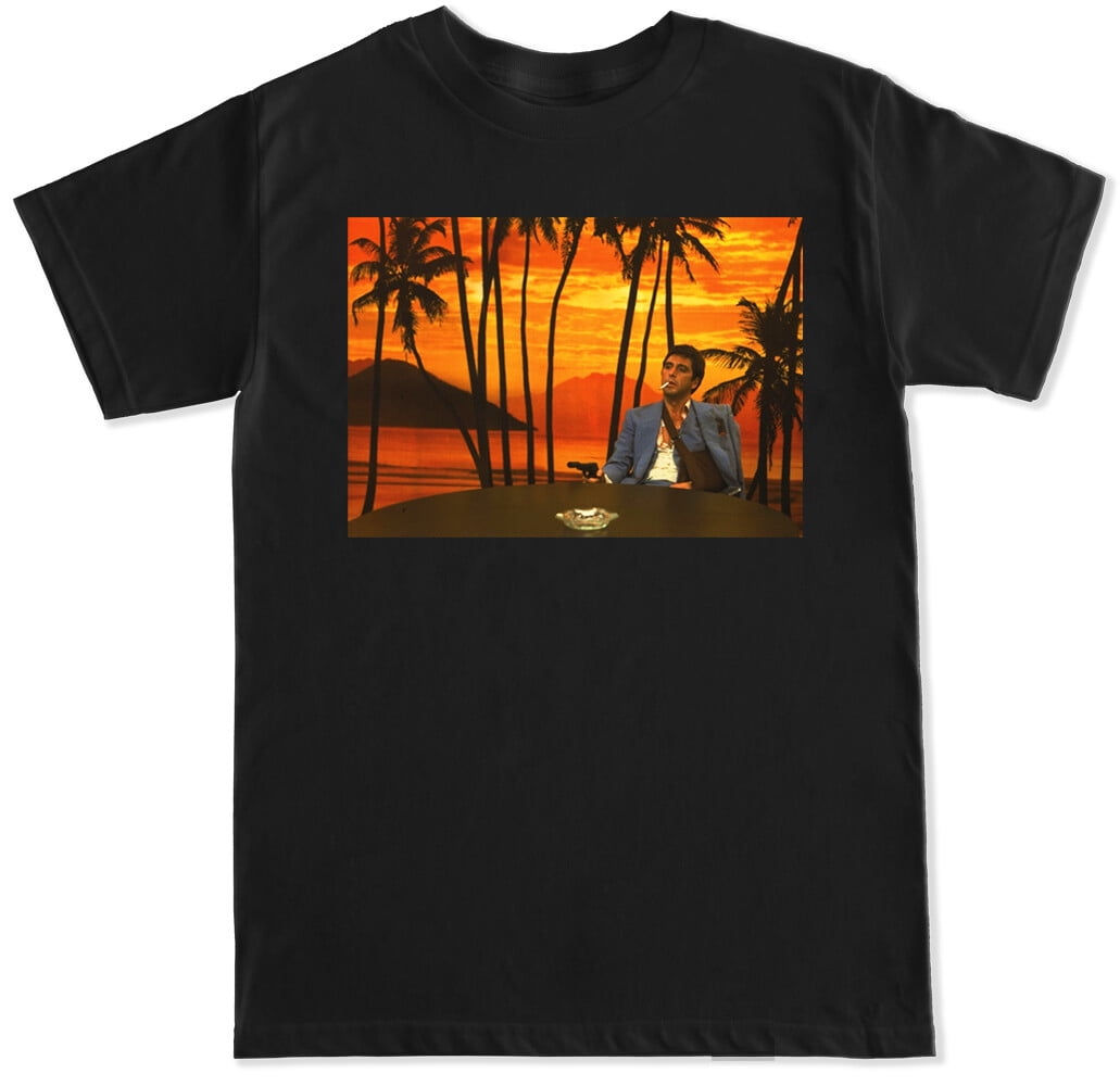 MONTANA PALM MOVIE MOB SCARFACE TONY OG LEGEND FILM CLASSIC RETRO MENS ...