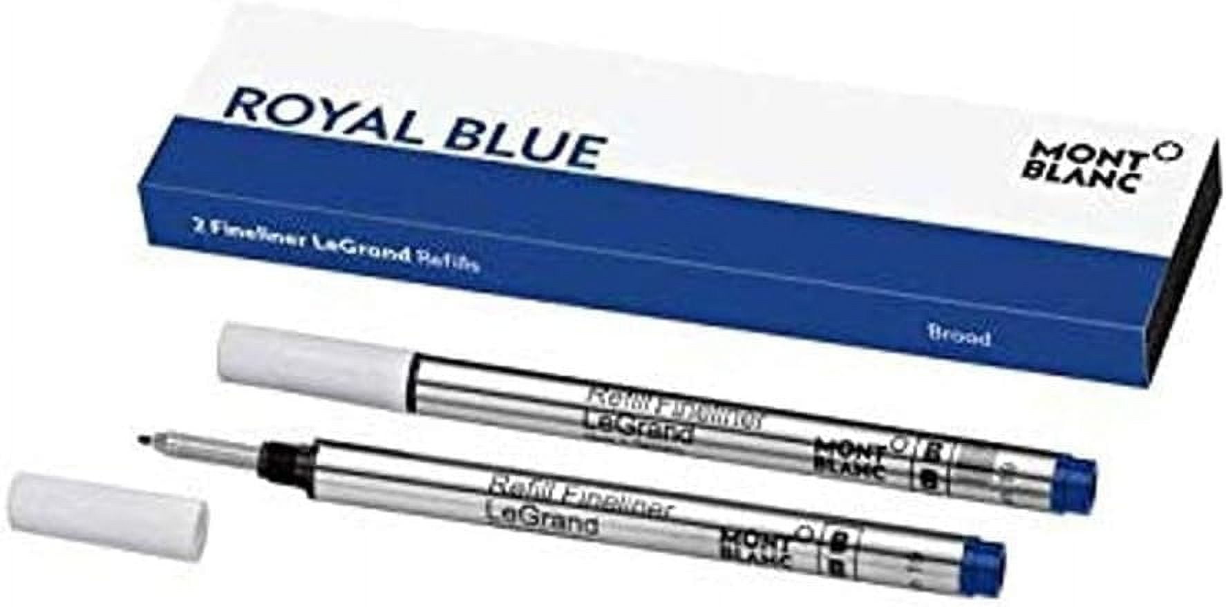 MONTBLANC LeGrand Wide Fineliner Refills, Royal Blue - Walmart.com