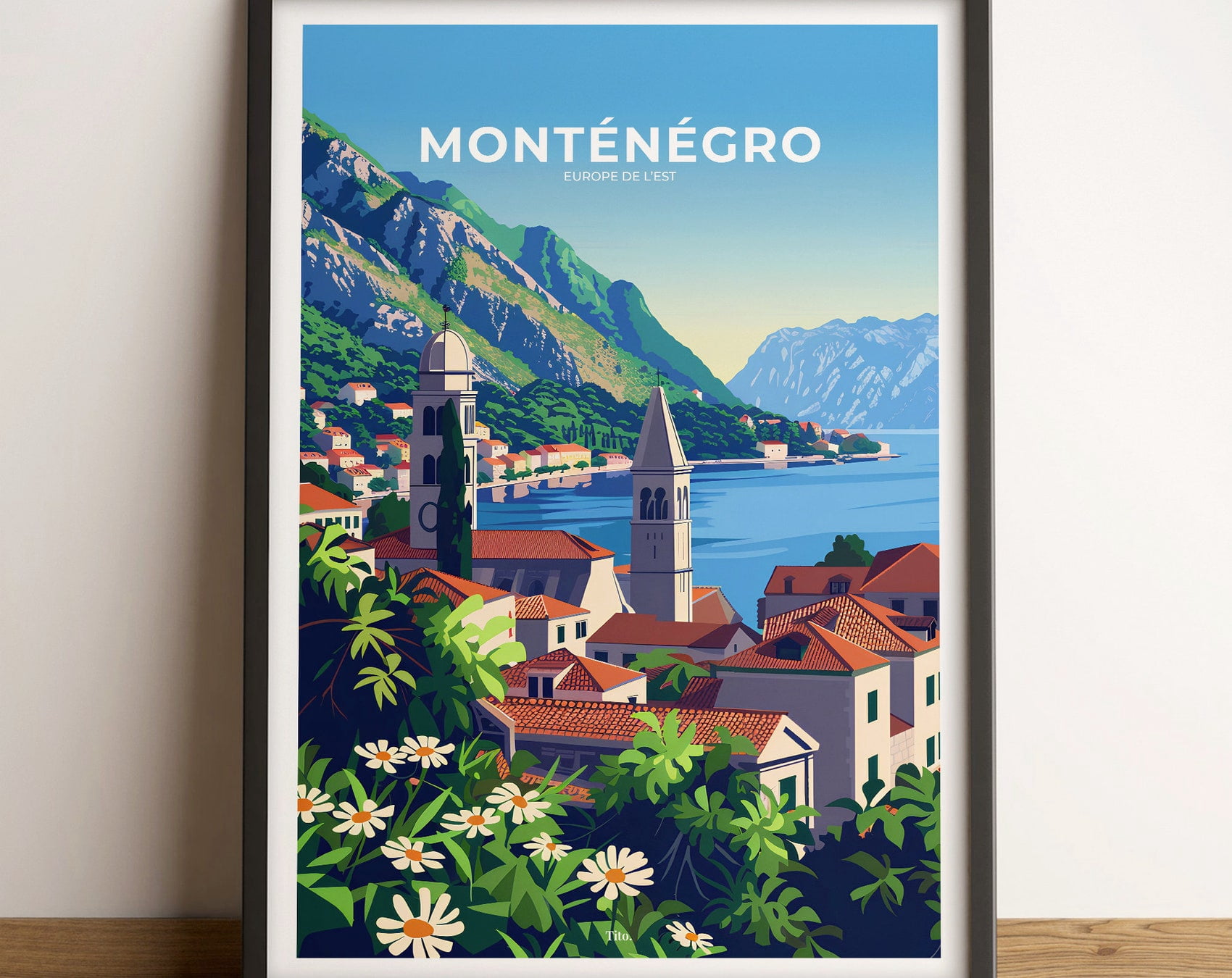MONTENEGRO poster · Montenegro travel poster · Montenegro art print ...