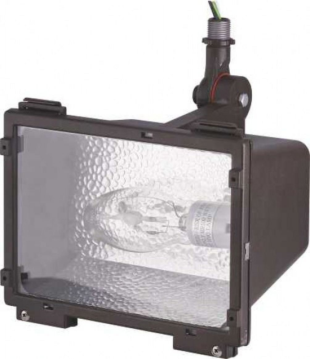 MONUMENT FLOODLIGHT WITH ADJUSTABLE KNUCKLE ALUMINUM HOUSING, BRONZE, 1 ...