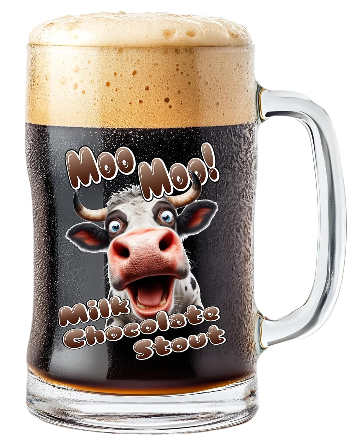 MOO-MOO CHOCOLATE STOUT ALE Rich Dark Beer Brewing recipe Homebrew ...