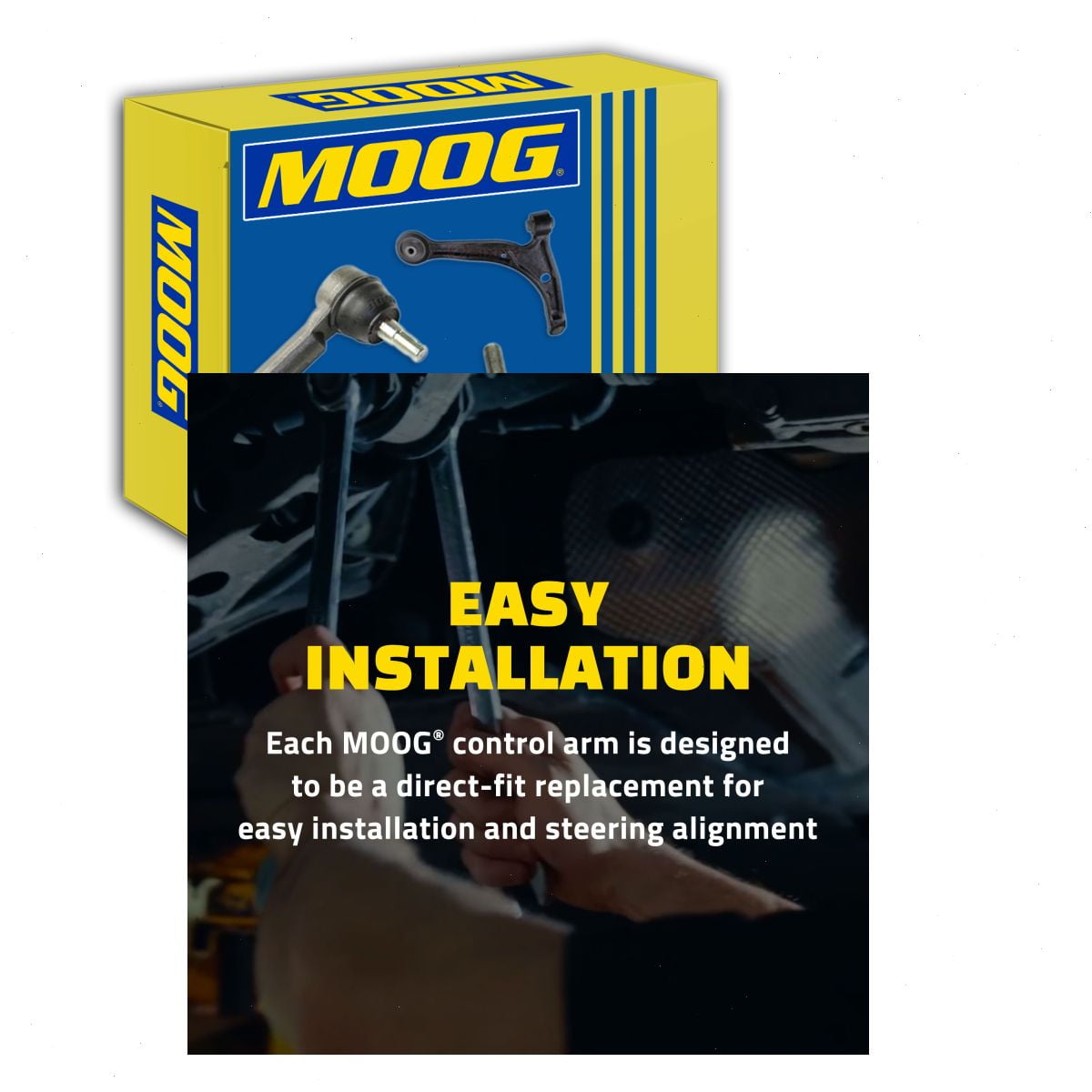 MOOG Front Suspension Track Bar compatible with Jeep Wrangler 2007-2017 ...