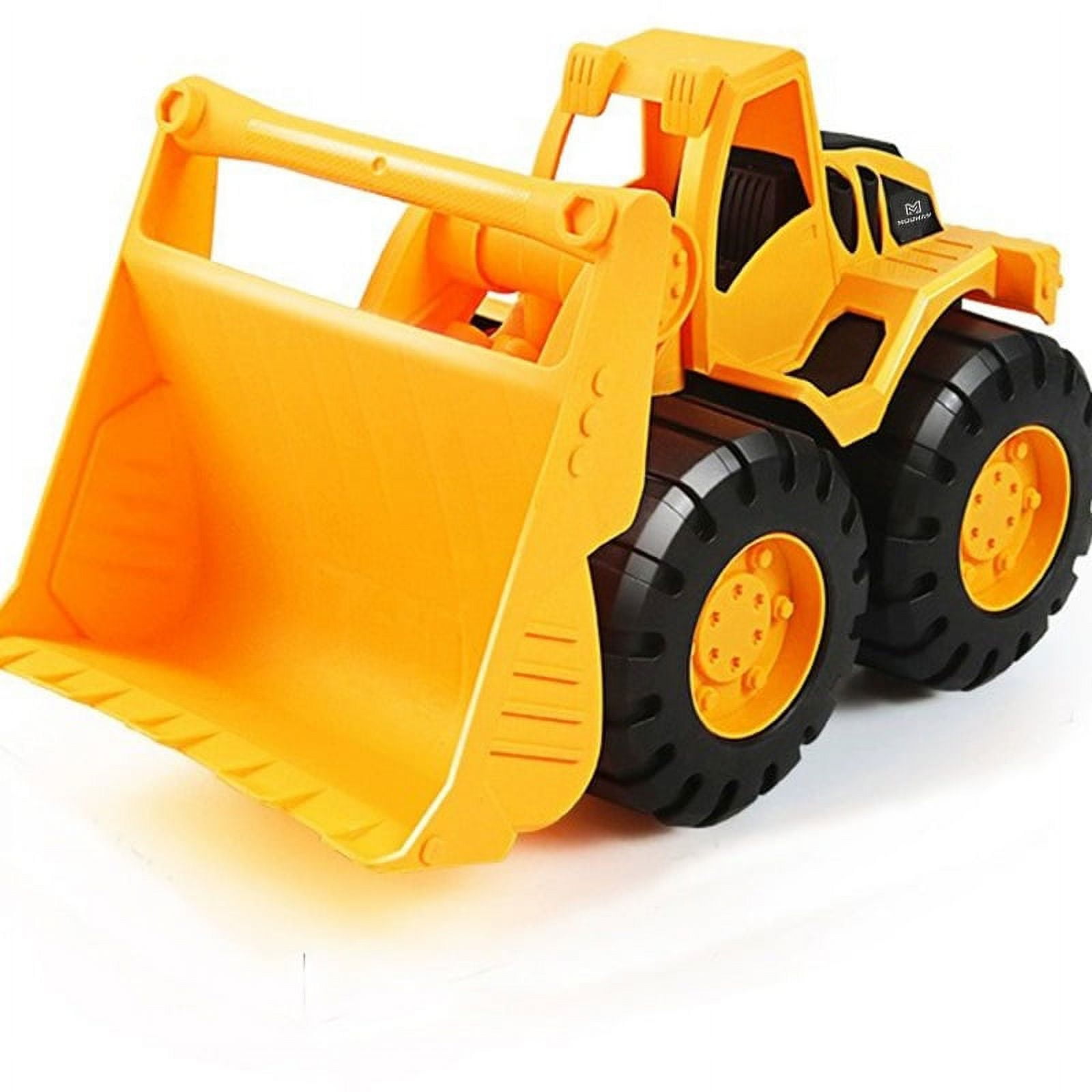 MOOHAM Bulldozer Toys for Boys Trucks- Heavy-Duty Metal Loader Vehicle ...