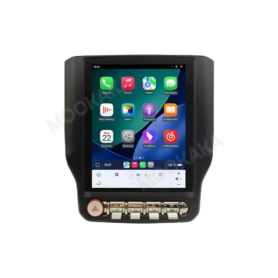 MOOKAKA 10.4" Smart Display Radio Audio Media Player for Dodge Ram 2019 ...