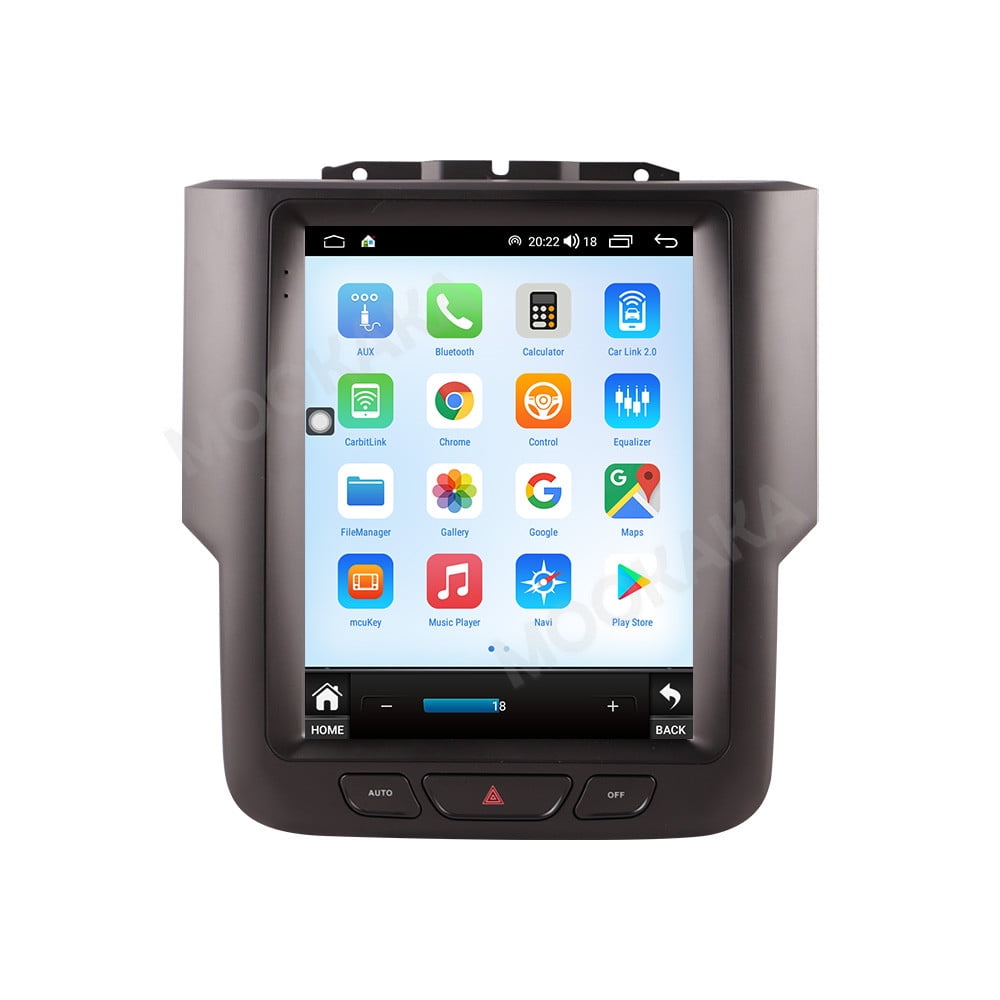 MOOKAKA 10.4 inch Carplay Screen/Radio/Multimedia Player for Dodge Ram ...