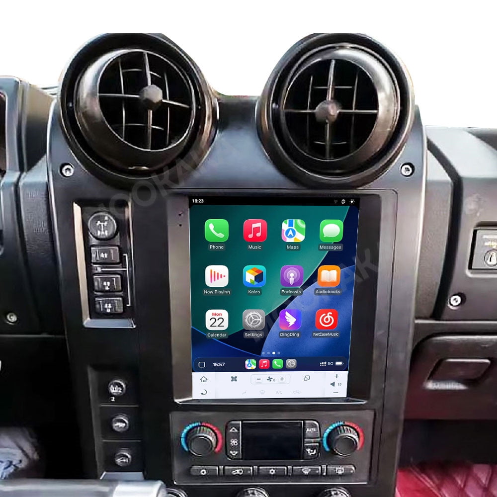 MOOKAKA 10.4 inch Carplay Screen/Radio/Multimedia Player for Hummer H2 ...