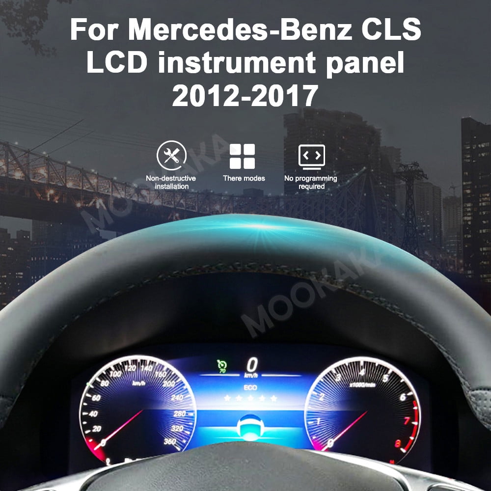 MOOKAKA Digital Dashboard Instrument Cluster for Mercedes-Benz CLS 2012 ...