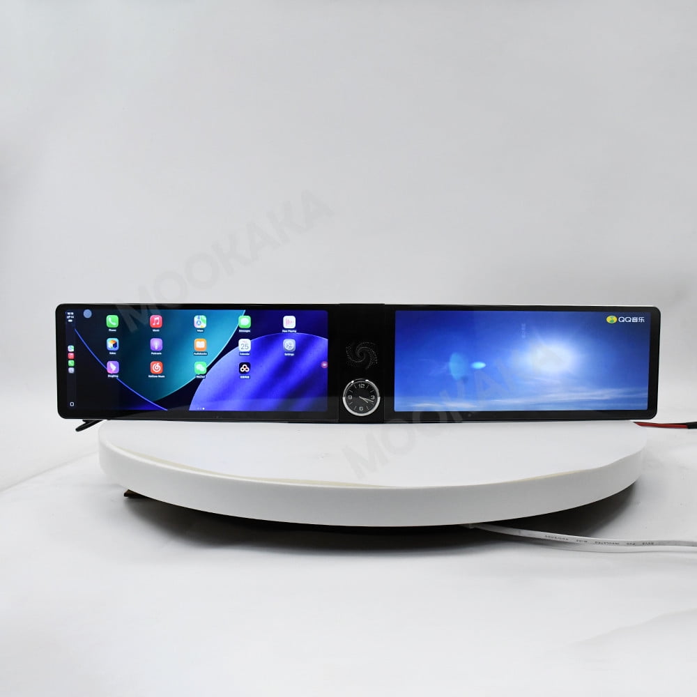 MOOKAKA Dual 12.3 inch Carplay Screen/Radio/Multimedia Player for ...