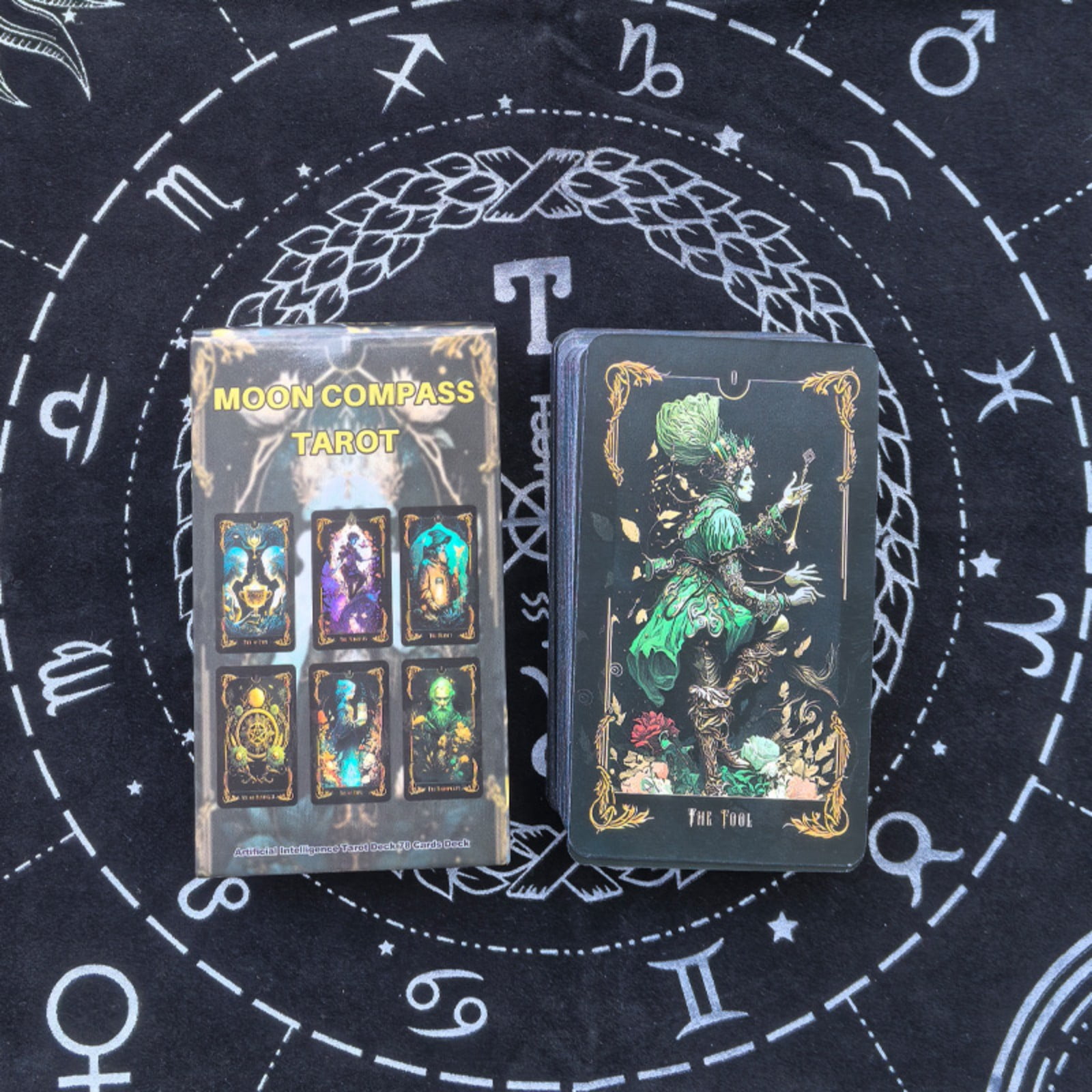MOON COMPASS Tarot Tarot Cards with Guide Book, 78 Classic Original ...