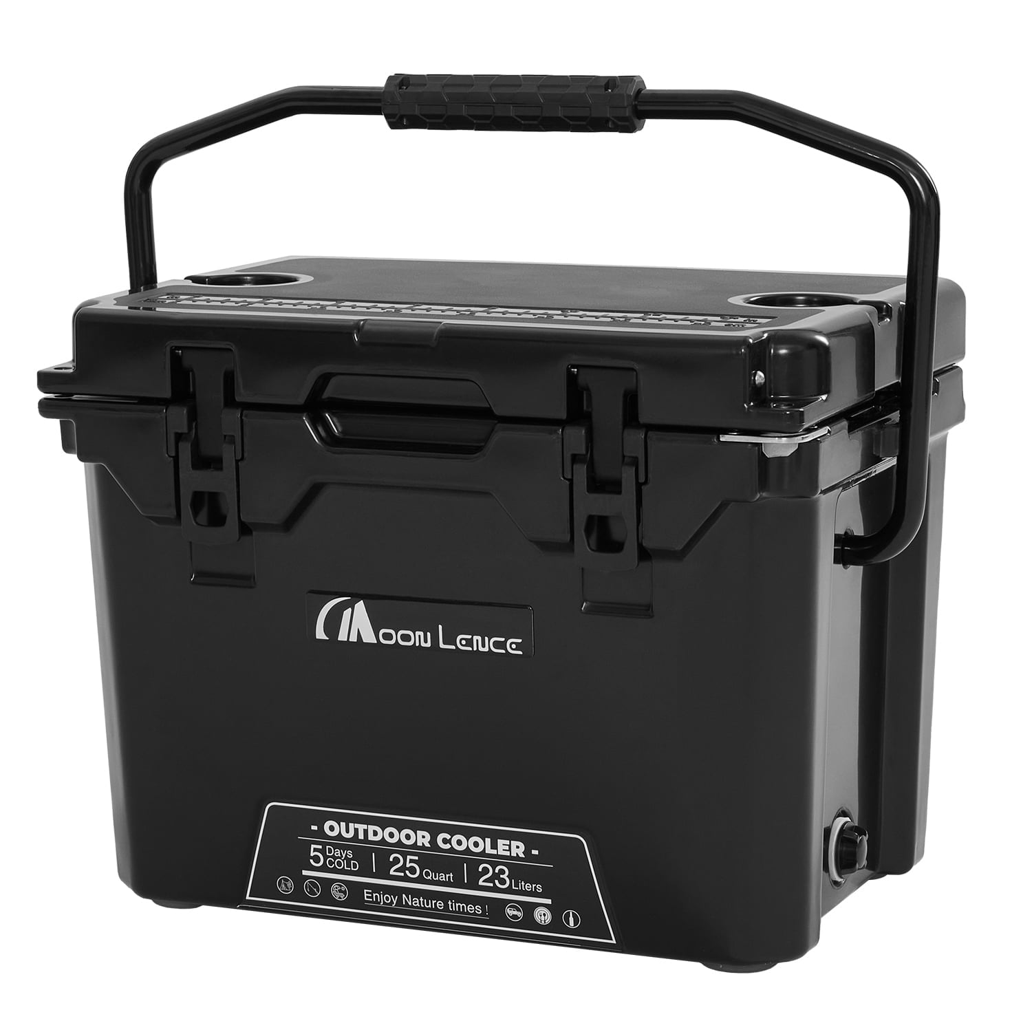 Moon Lence 23/ 38 litres Large Capacity Cooler Box Camping Cooler Box, Long Time Insulation Cold ...