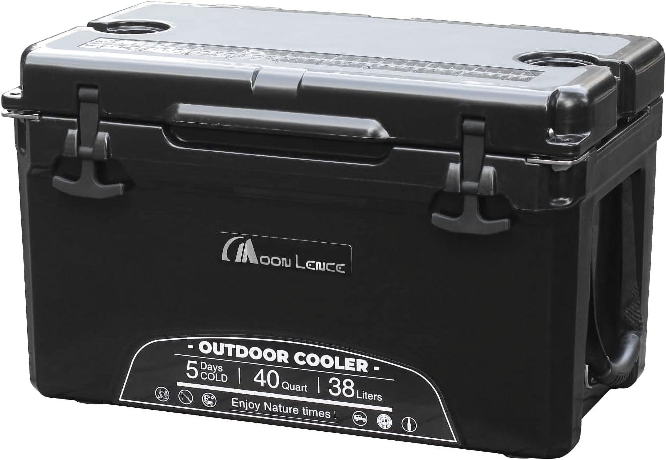 MOON LENCE 23/ 38 litres Hard Large Capacity Cooler Box Camping Cooler ...
