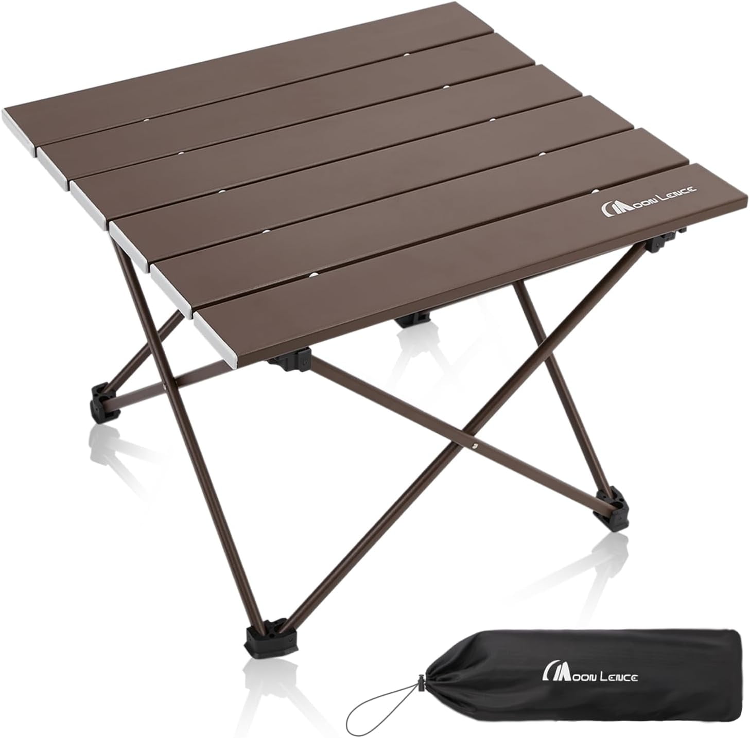 MOON LENCE Camping Table, Folding Beach Table, Outdoor Ultralight ...