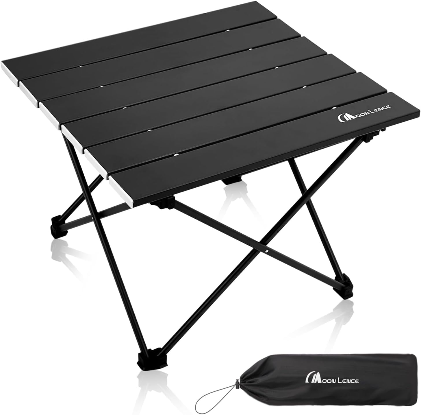 MOON LENCE Camping Table, Folding Beach Table, Outdoor Ultralight ...