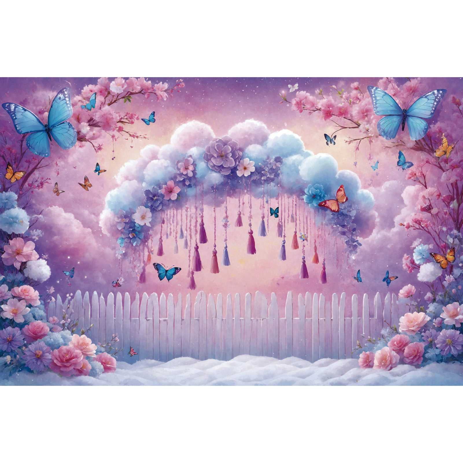 MOON.QG Backdrop Custom Baby Shower Shooting Photography Props ...