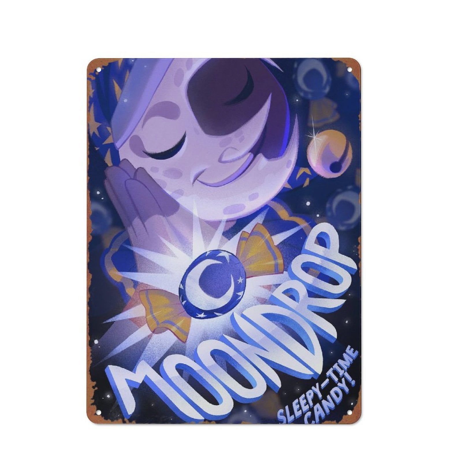 MOONDROP FNAF Security Breach In Game Poster Metal Tin Logo Fun Cat ...