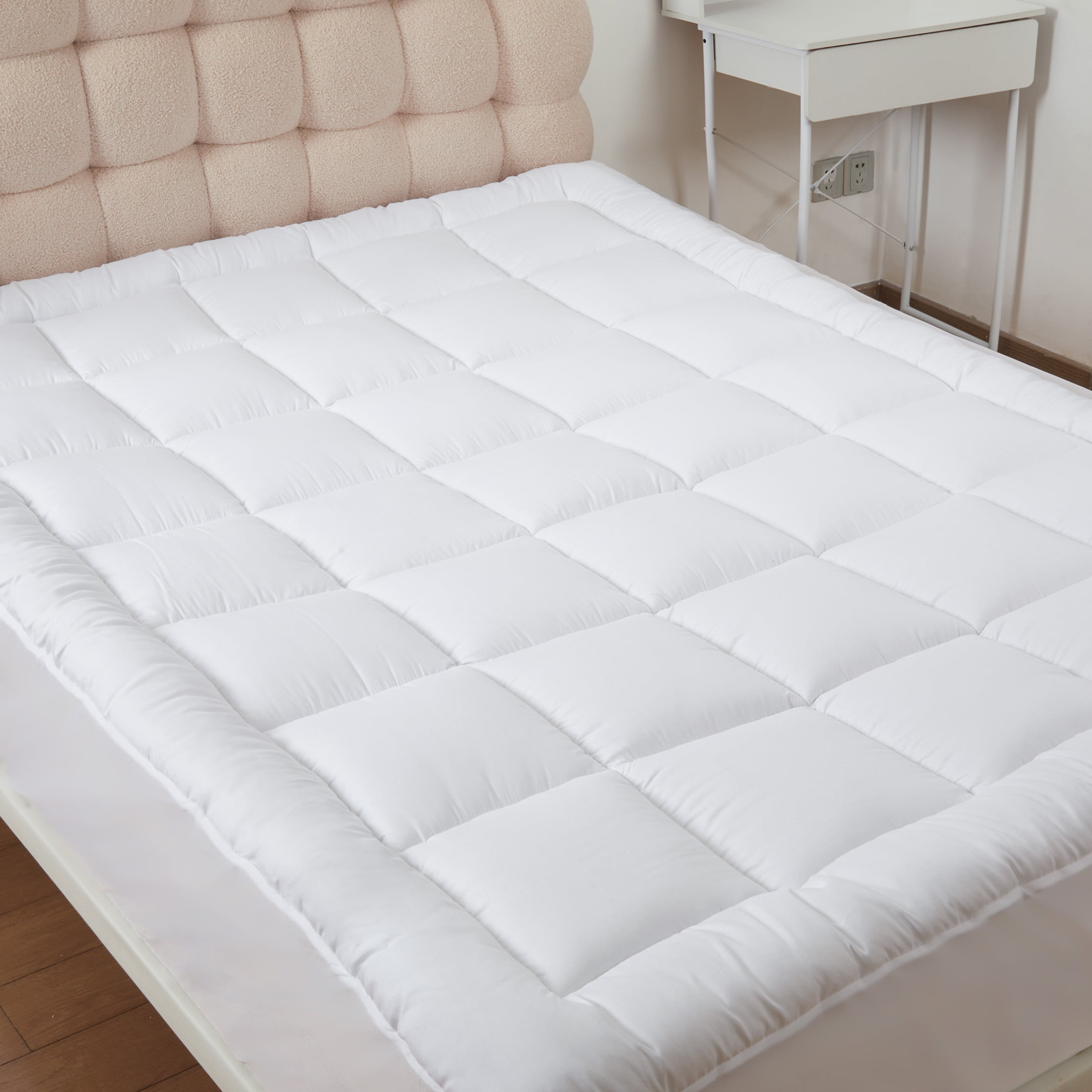 MOONORAH Mattress Topper, Twin Mattress Cover for Back Pain Relief ...