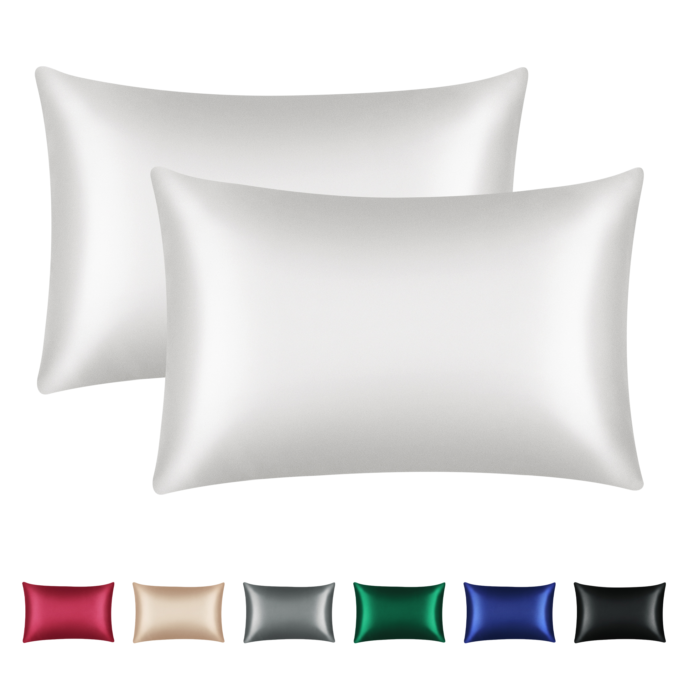 ORGANICTUNE Satin Body Pillowcase for Hair and Skin, Luxurious and ...