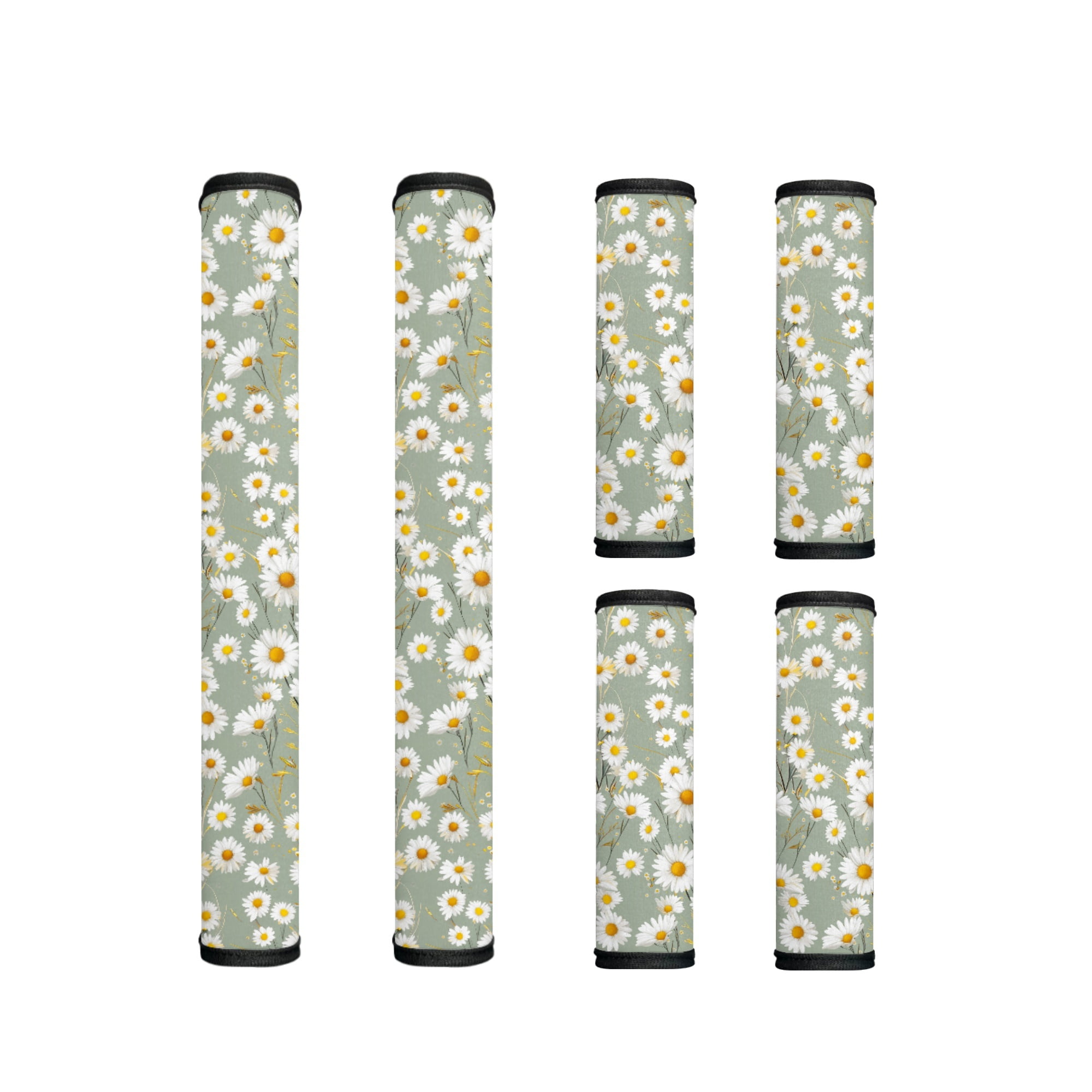 ZIATUBLES 6 PCS Daisy Print Refrigerator Door Handle Gloves Anti-Static ...
